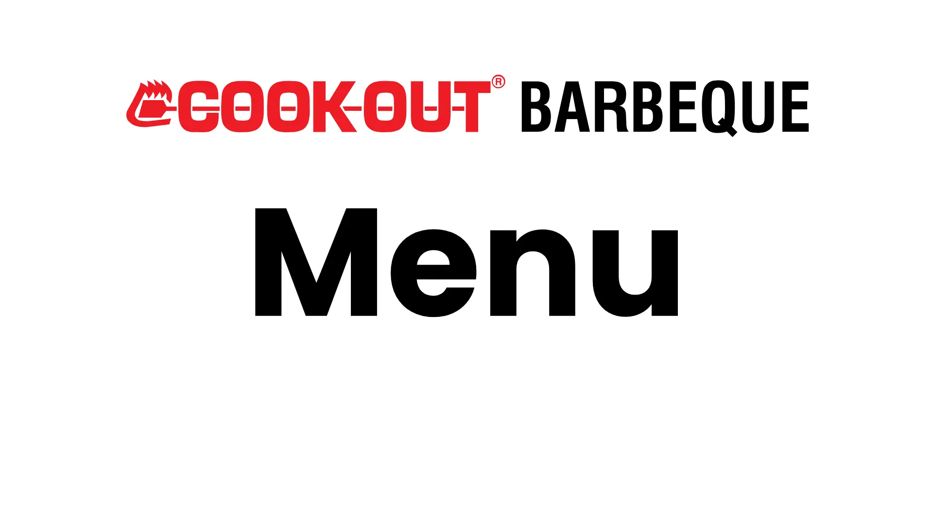 Cookout Barbeque Menu Prices & Pictures 2025